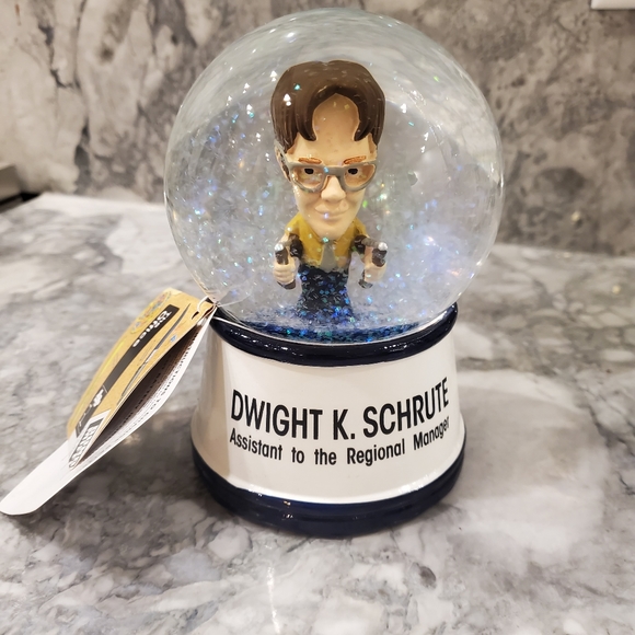 The Office | Accents | Dwight Schrute Nbc Snow Globe Unique The Office ...